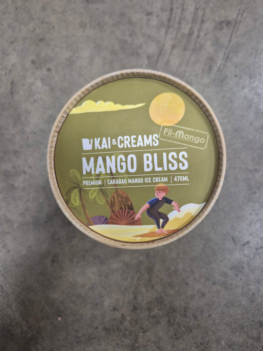 Kai & Creams - Mango Bliss Carabao Mango Ice Cream 475ml – Fresh Food Market - Rooty Hill