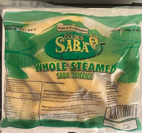 Golden Saba Banana 1.82kg – Fresh Food Market - Rooty Hill