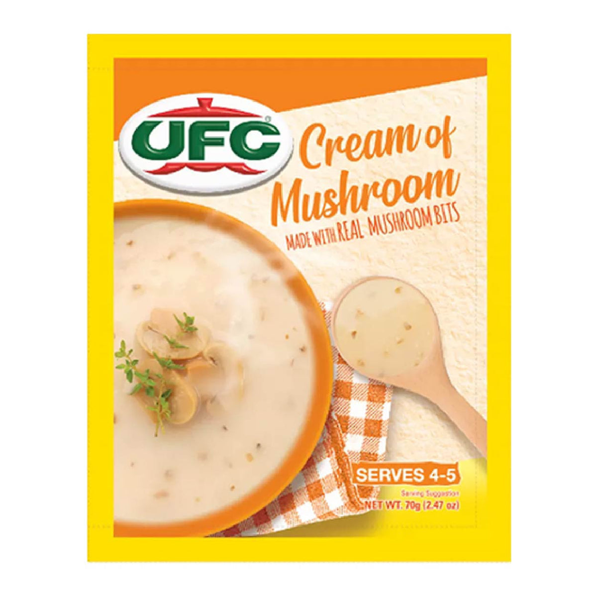 UFC - Cream Mushroom Soup - Made with Real Mushroom bits (70g) – Fresh ...