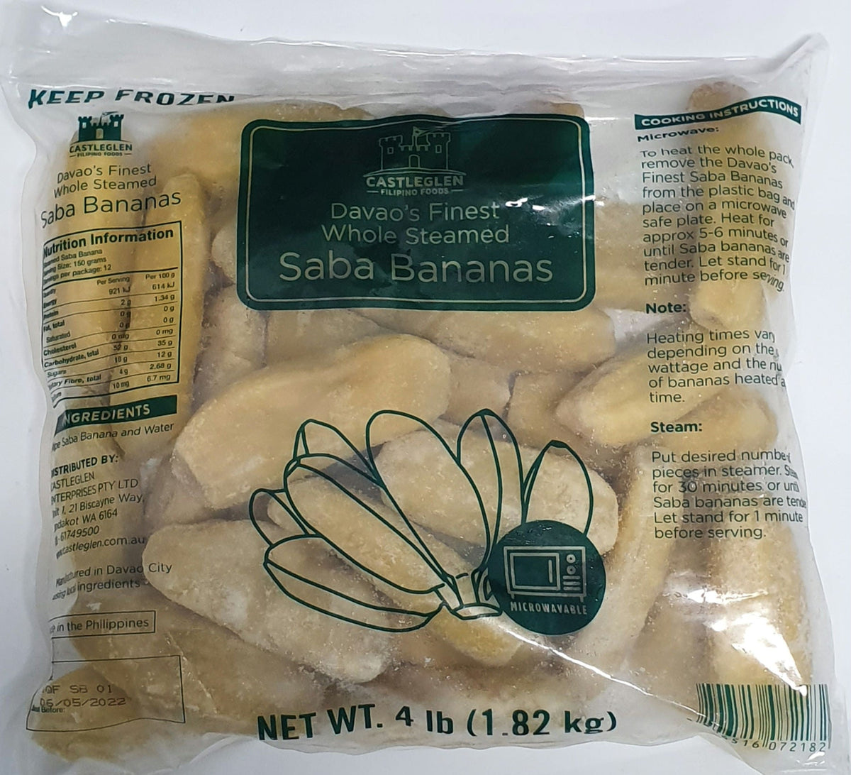 Saba Banana 1.82kg - Davao Brand – Fresh Food Market - Rooty Hill