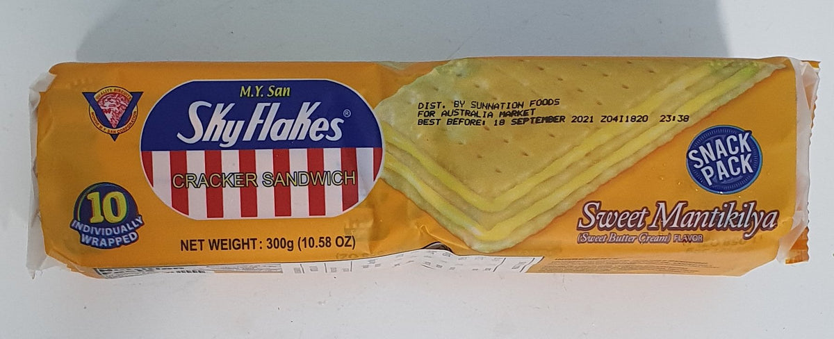 MYSan Skyflakes - Sweet Mantikilya (Butter Cream) Sandwich 10x30g ...