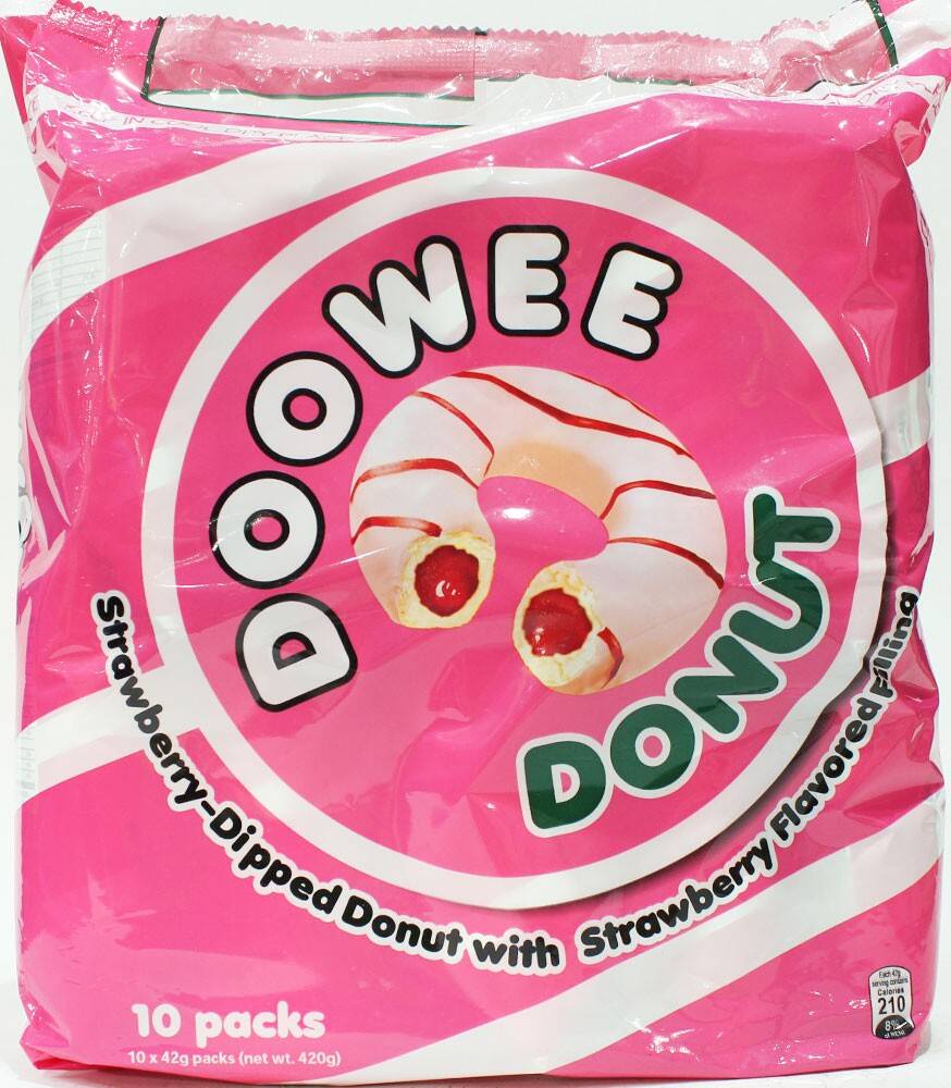 Doowee Donut - Strawberry 10x42g – Fresh Food Market - Rooty Hill