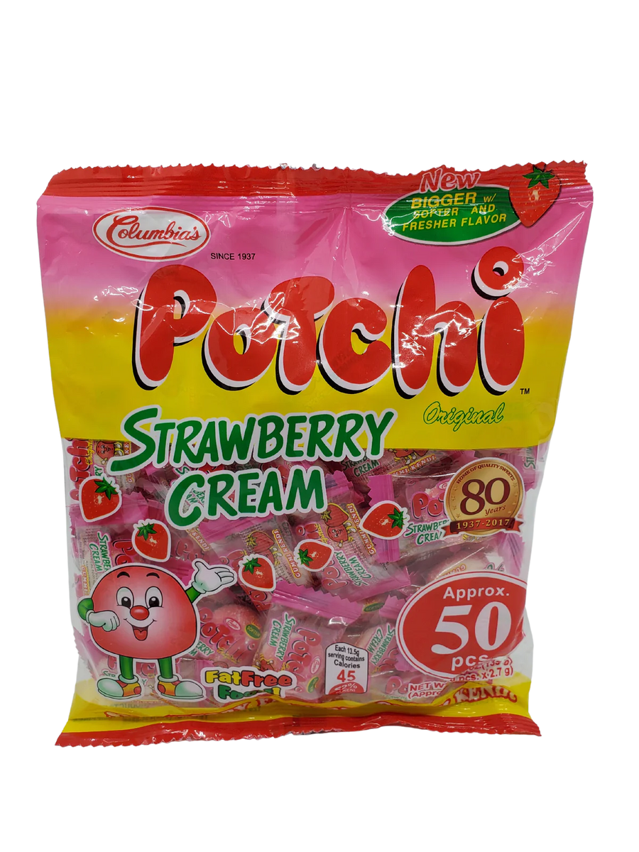 Columbia's - Potchi Strawberry Cream - Strawberry Flavored Gummy Candy ...