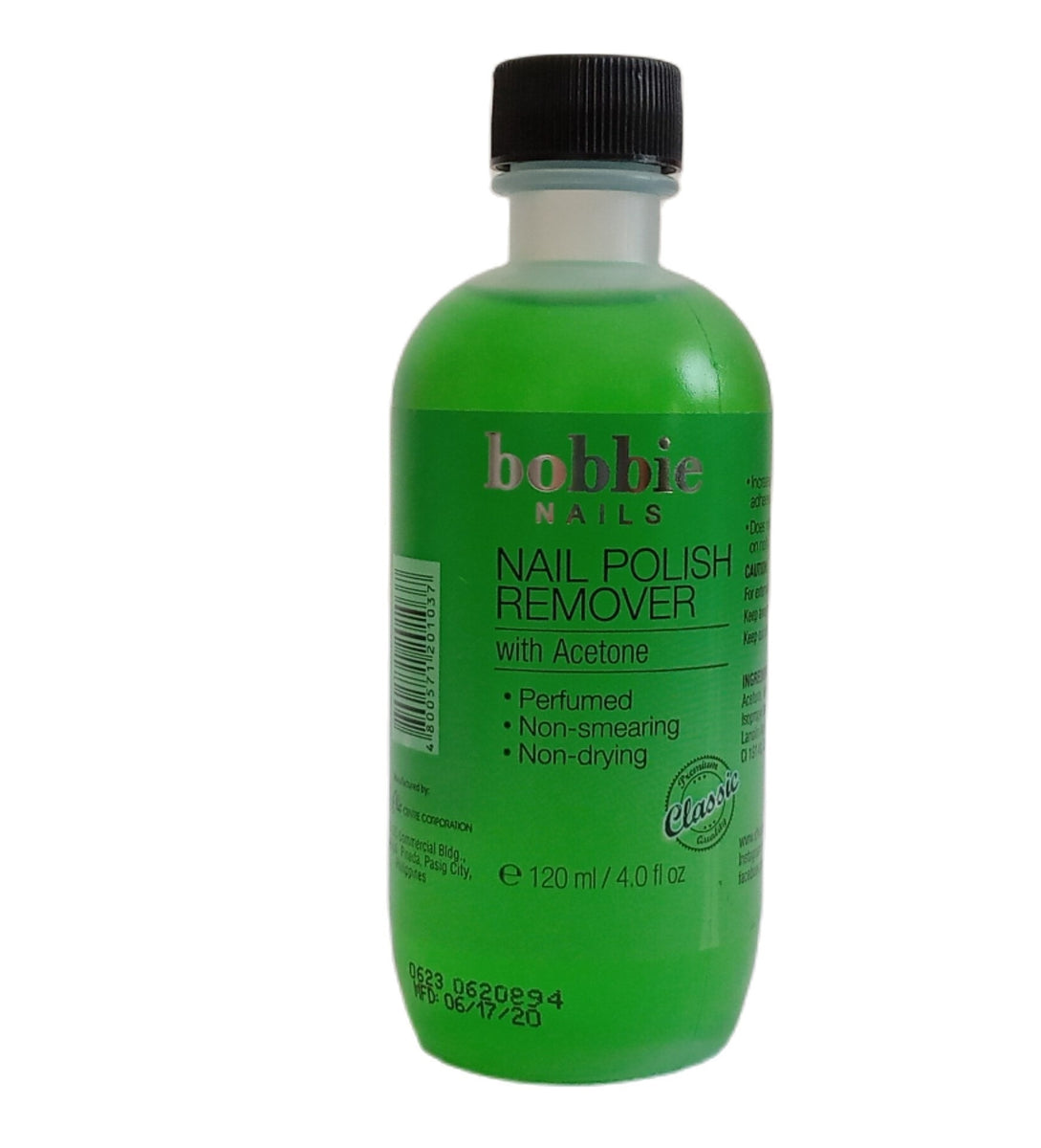 bobbie - Nail Polish Remover with Acetoner 120ml – Fresh Food Market ...