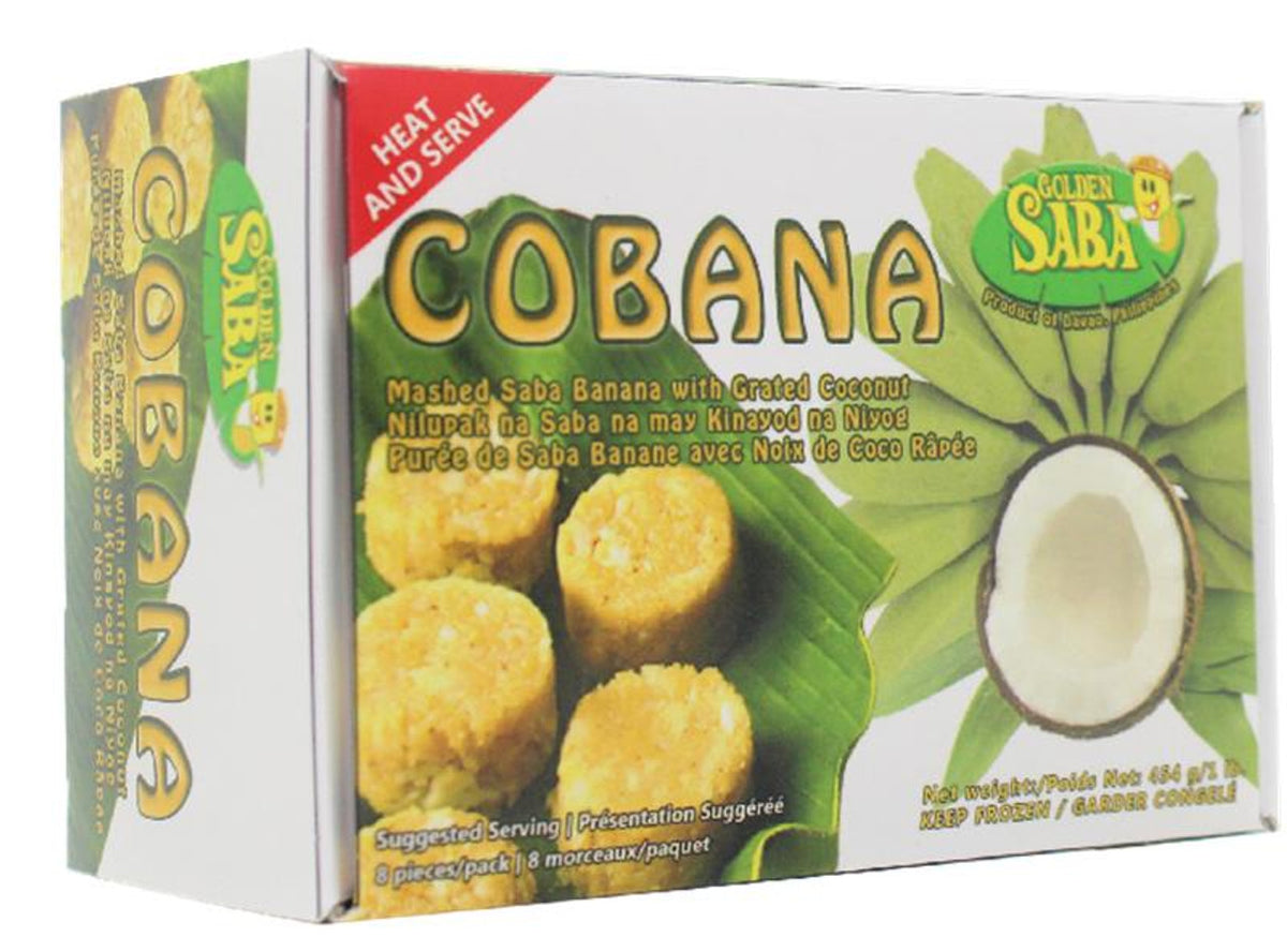 Golden Saba - Nilupak Cobana (Mashed Saba with Grated Coconut) 454g ...