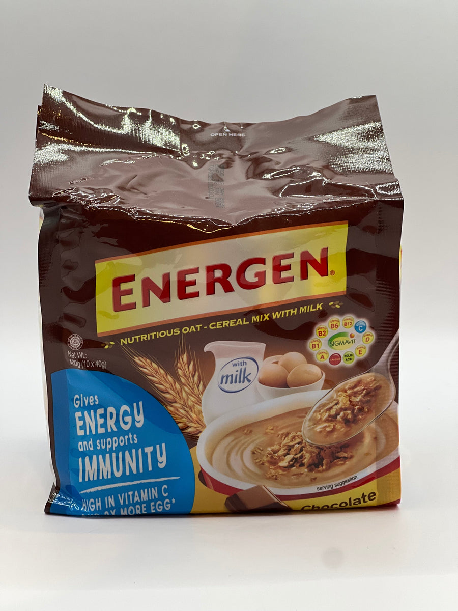 Energen - Nutritious Oats - Cereal mix with Milk Chocolate 10 x 40g ...