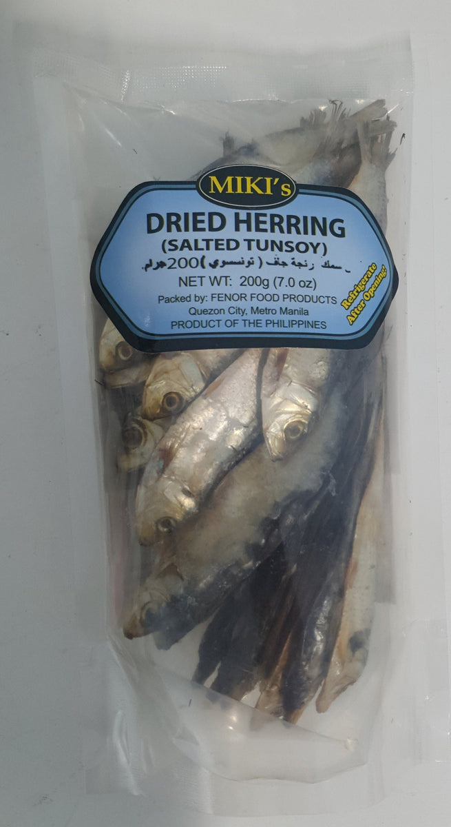 Miki's - Dried Herring (Salted Tunsoy) 200g – Fresh Food Market - Rooty ...