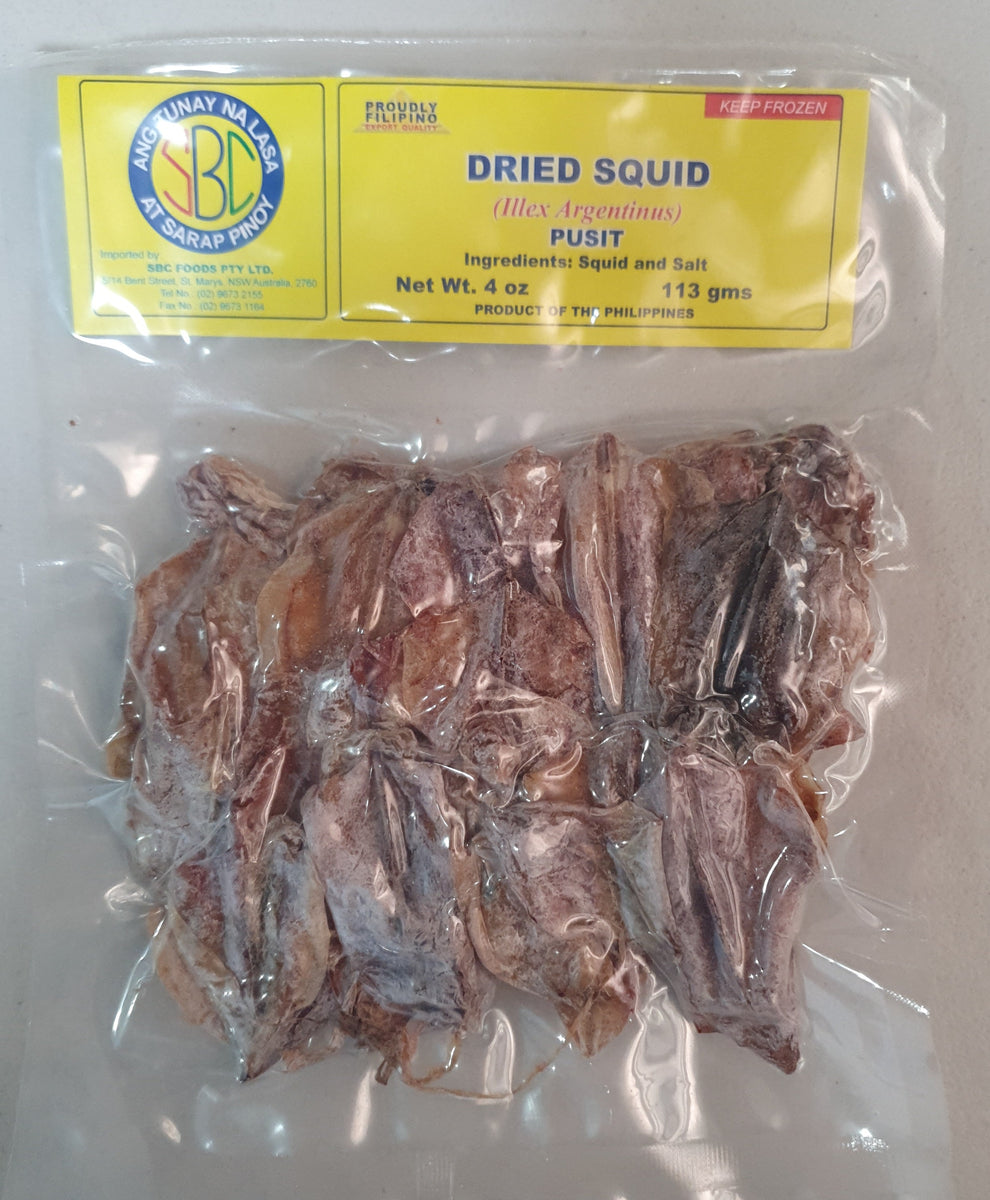 SBC- Pusit (Dried Squid) 113g – Fresh Food Market - Rooty Hill