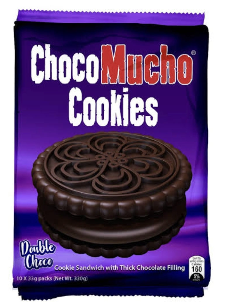 Choco Mucho - Cookies Double Choco 10x33g – Fresh Food Market - Rooty Hill