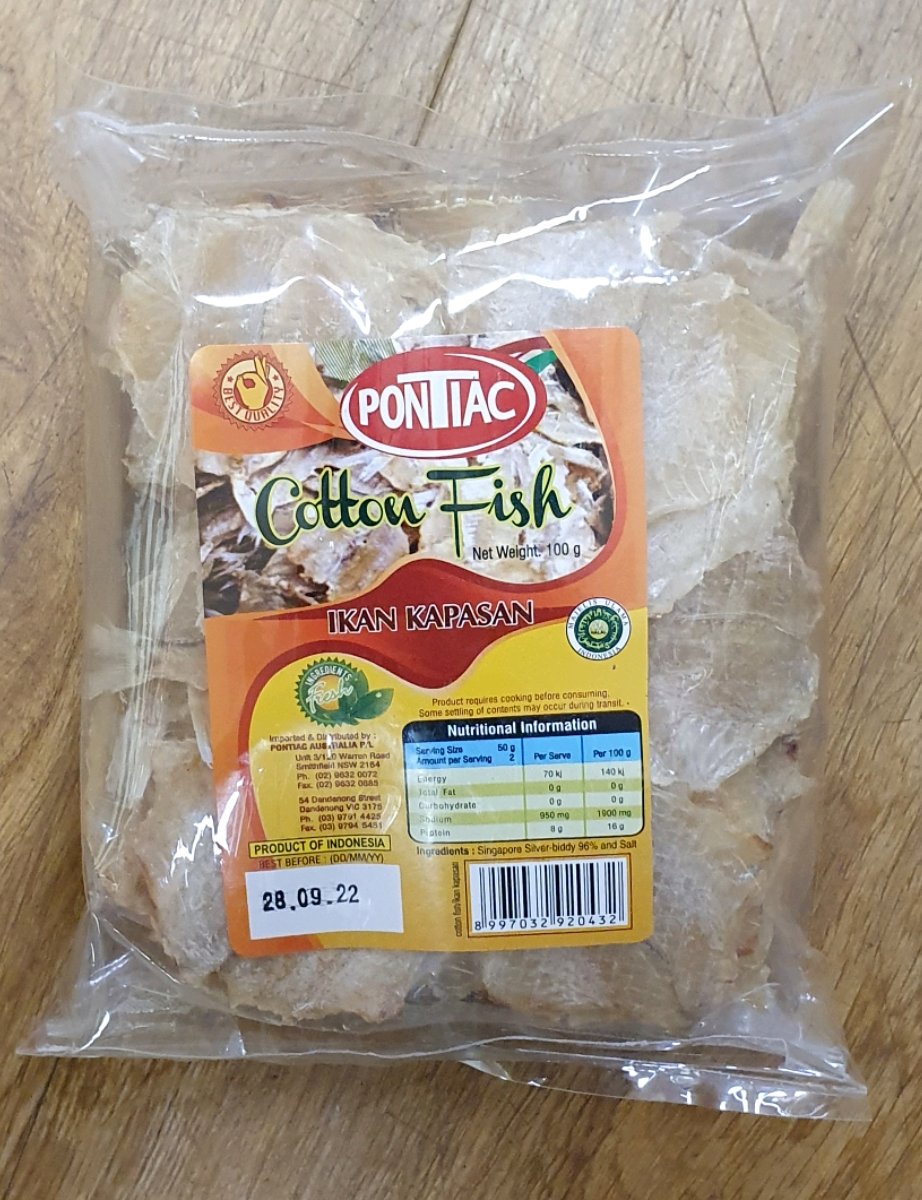 Pontiac Cotton Fish 100g - Dried fish – Fresh Food Market - Rooty Hill