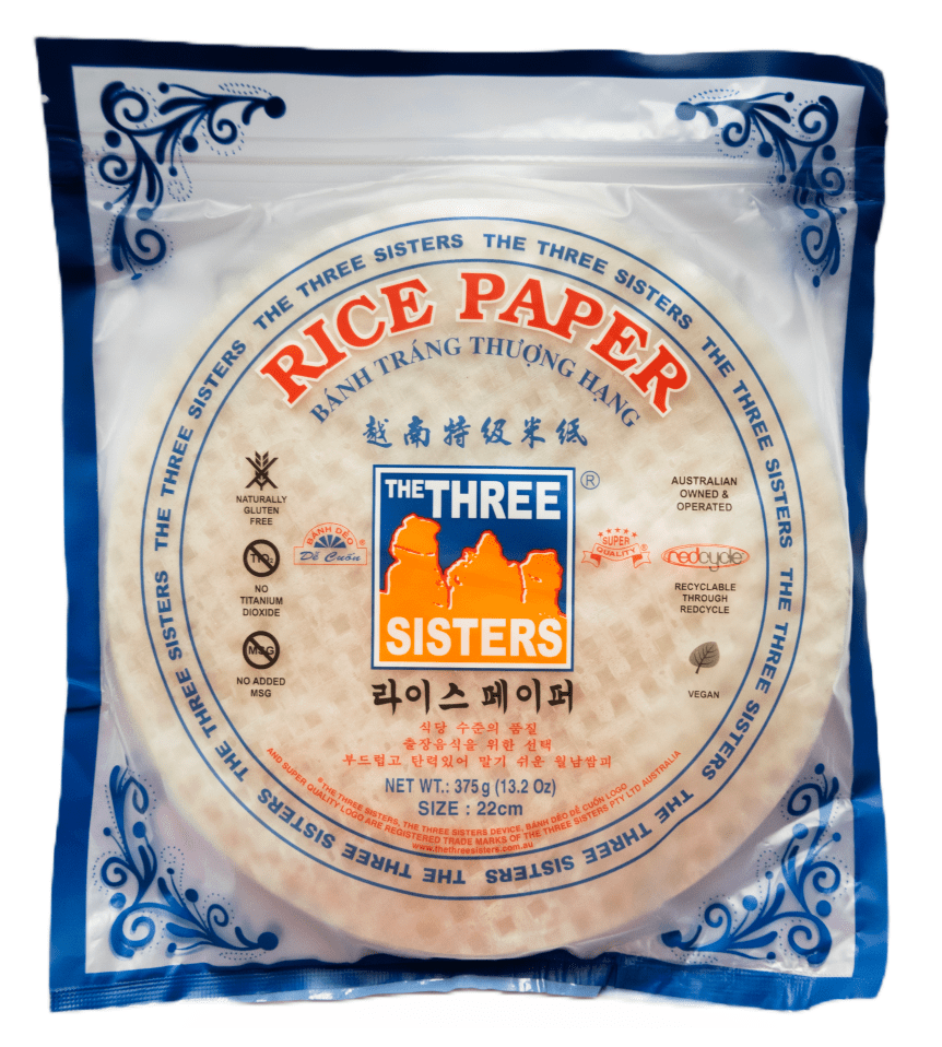 3Sisters - Rice Paper 22cm 375g – Fresh Food Market - Rooty Hill