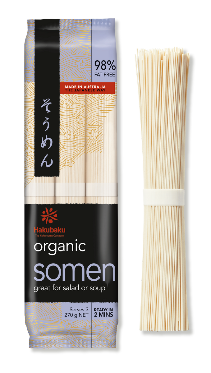 Hakubaku - Organic Somen Noodle 270g – Fresh Food Market - Rooty Hill