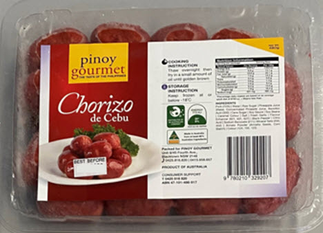 Pinoy Gourmet - Chorizo de Cebu 480g – Fresh Food Market - Rooty Hill