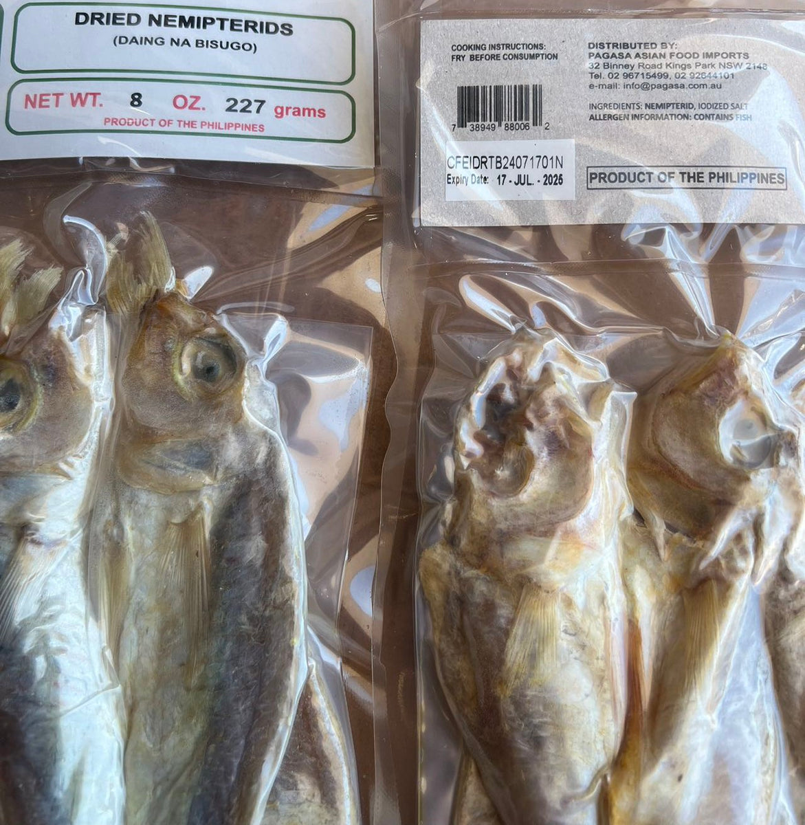 Pagasa - Bisugo (Dried Nemipterid) 227g – Fresh Food Market - Rooty Hill