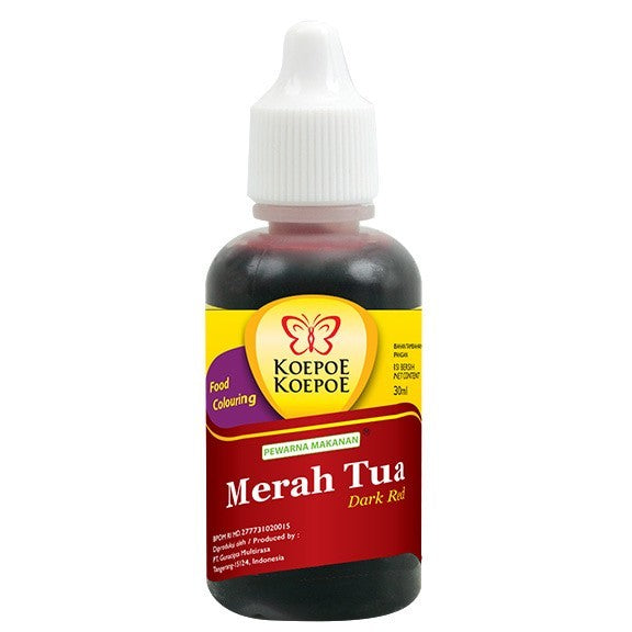 Butterfly - Koepoe Dark Red Food Colouring 30ml – Fresh Food Market ...