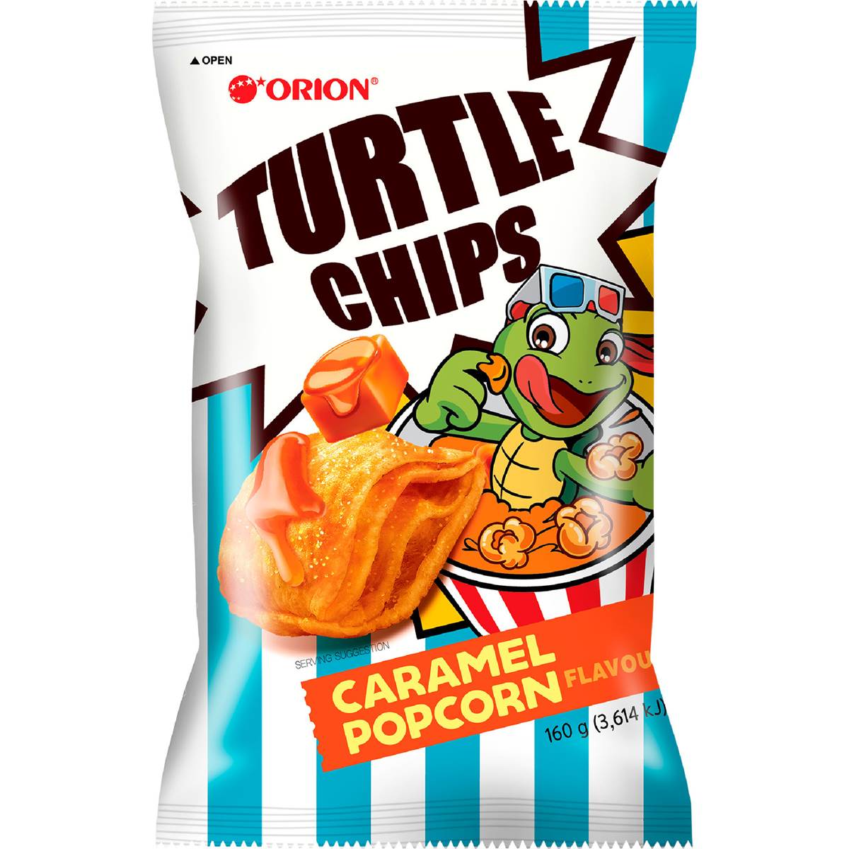 Orion - Turtle Corn Chips (Caramel Popcorn flavour) 160g – Fresh Food ...