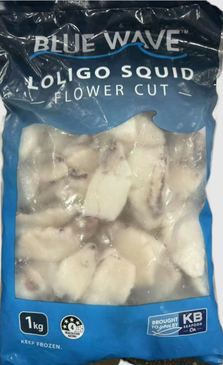Blue Wave - Loligo Squid 1kg – Fresh Food Market - Rooty Hill