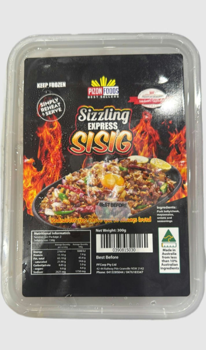PizonFoods - Sizzling Express Sisig 300g – Fresh Food Market - Rooty Hill