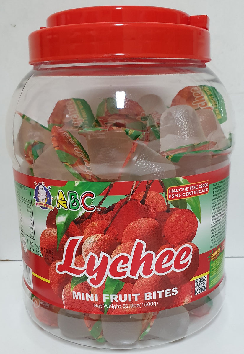 ABC Lychee Jelly - mini fruit bites 1.5kg – Fresh Food Market - Rooty Hill