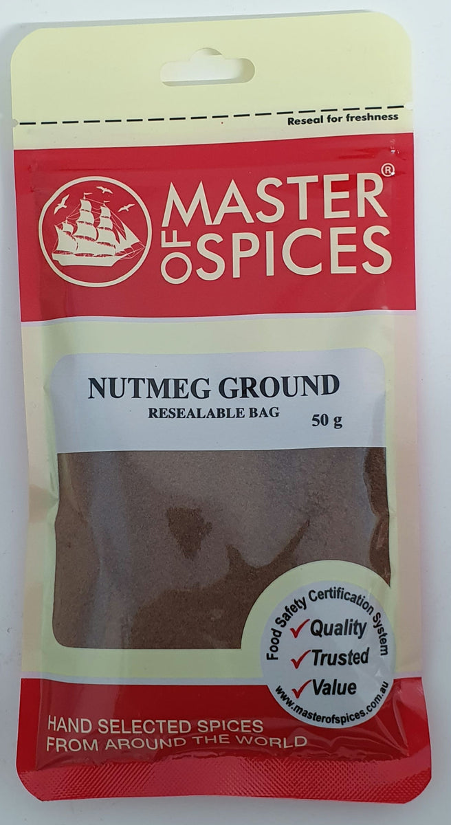 Nutmeg Ground 50g - Master of Spices – Fresh Food Market - Rooty Hill