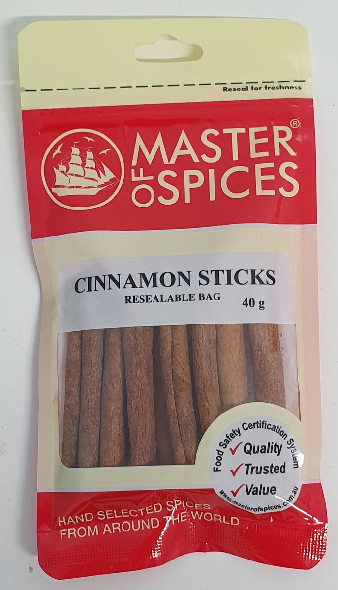 Cinnamon Sticks 40g - Master of Spices – Fresh Food Market - Rooty Hill