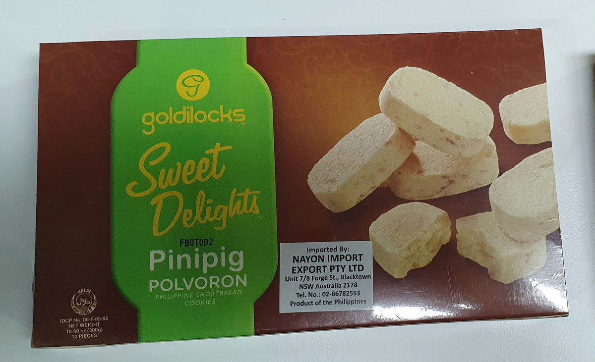 Goldilocks - Sweet Delights Polvoron Pinipig 300g – Fresh Food Market ...