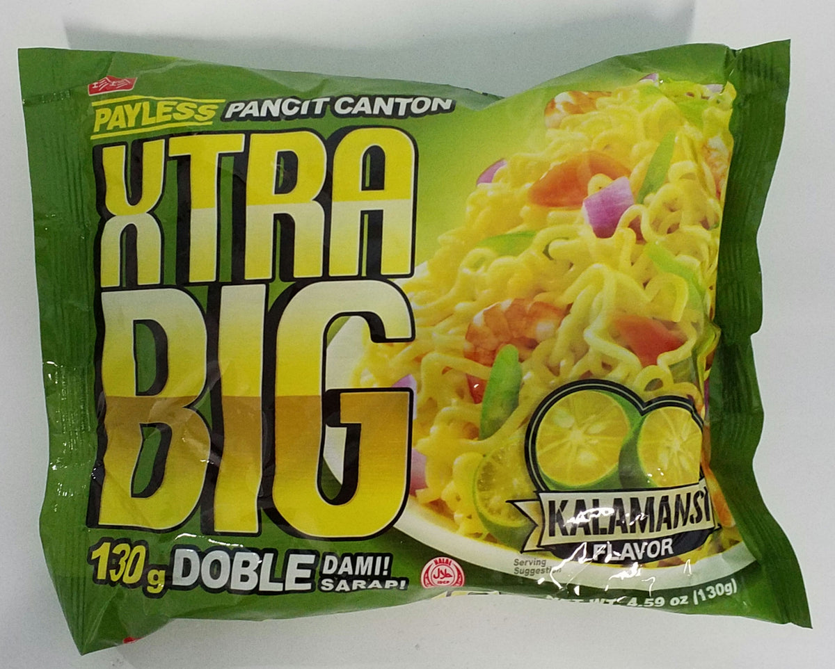 Xtra Big Pancit Canton (Kalamansi Flavor) 130g - Payless Brand – Fresh ...