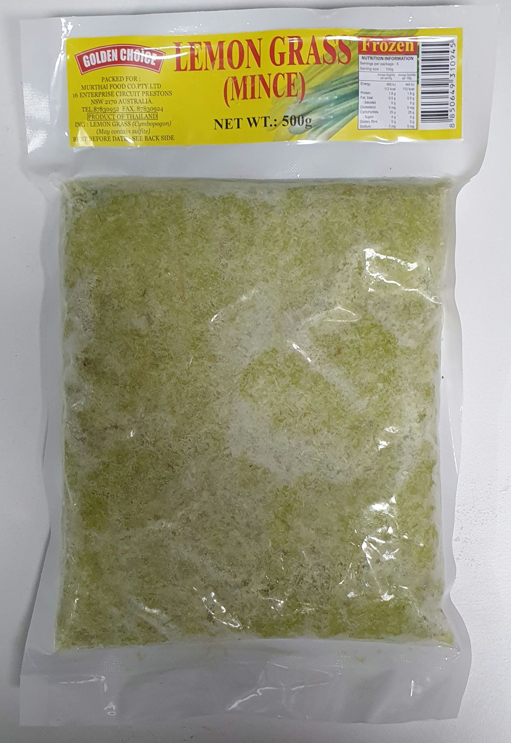 GC Minced Lemongrass 500g - Lemon grass – Fresh Food Market - Rooty Hill