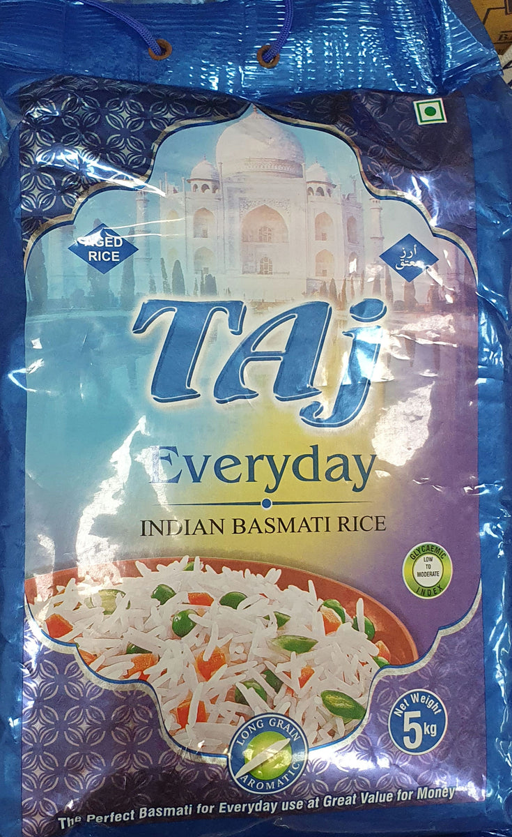 TAj Everyday Rice 5kg – Fresh Food Market - Rooty Hill