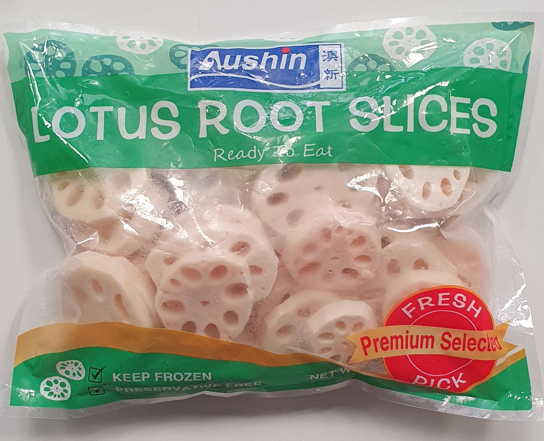 Aushin - Frozen Lotus Root Slices 400g – Fresh Food Market - Rooty Hill