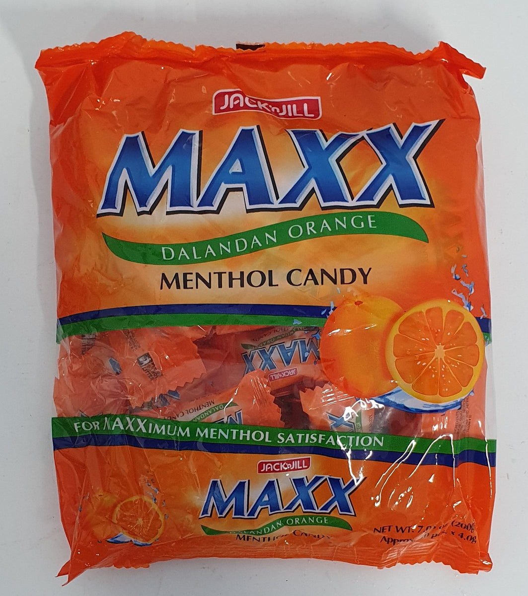 JNJ - Maxx Dalandan Orange Menthol Candy 200g – Fresh Food Market ...