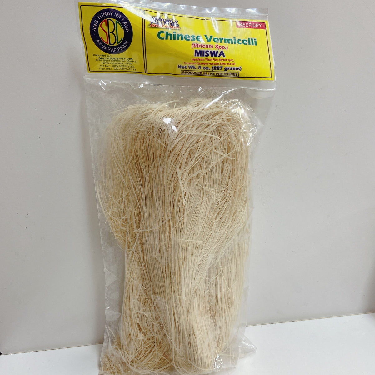 SBC Misua 227g - Miswa, Chinese Vermicelli – Fresh Food Market - Rooty Hill