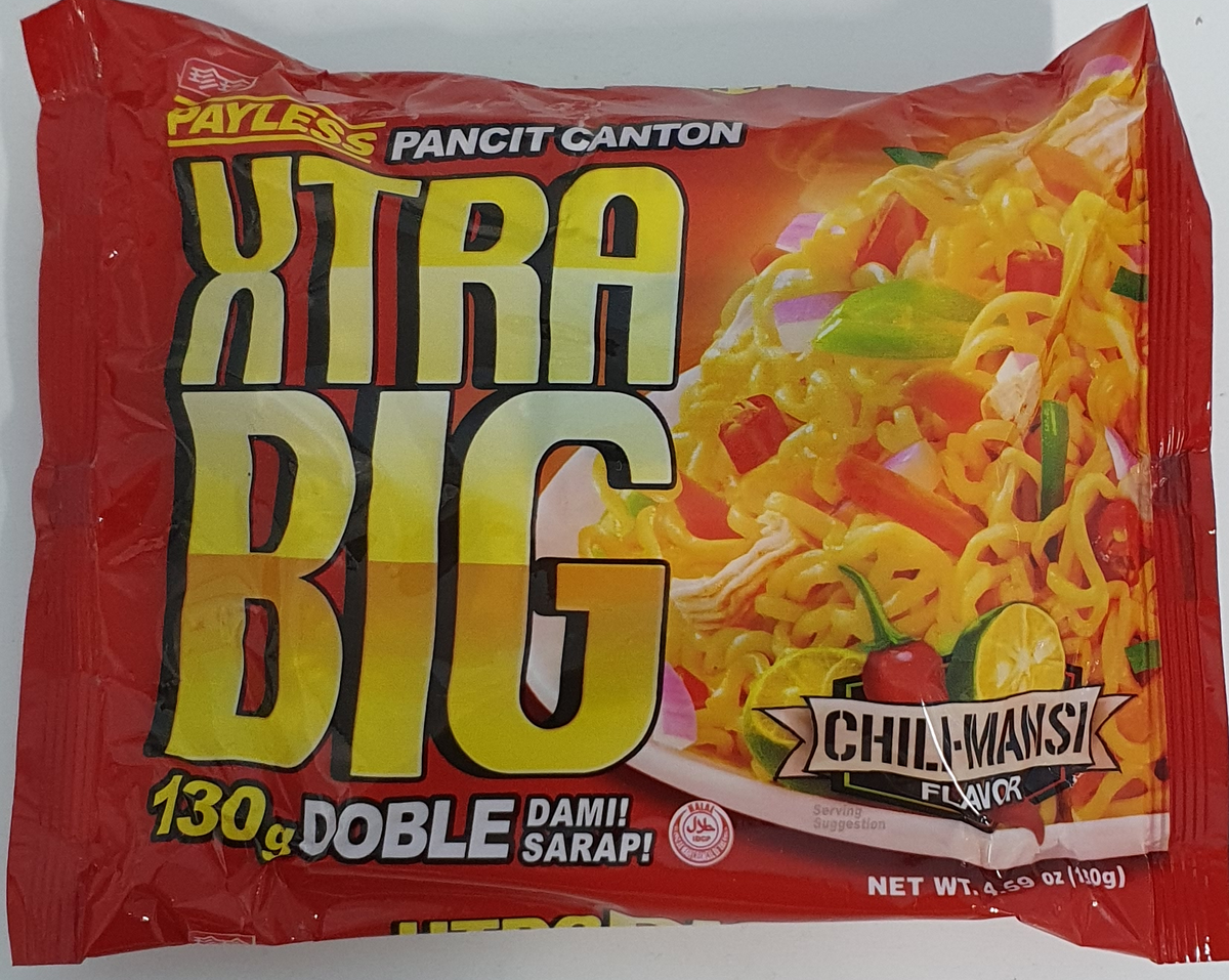 Xtra Big Pancit Canton (Chili-mansi Flavor) 130g - Payless Brand ...