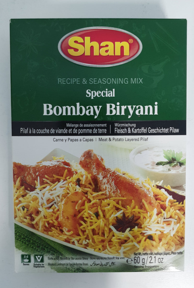 Shan - Bombay Biryani Recipe & Seasoning Mix 60g – Fresh Food Market ...