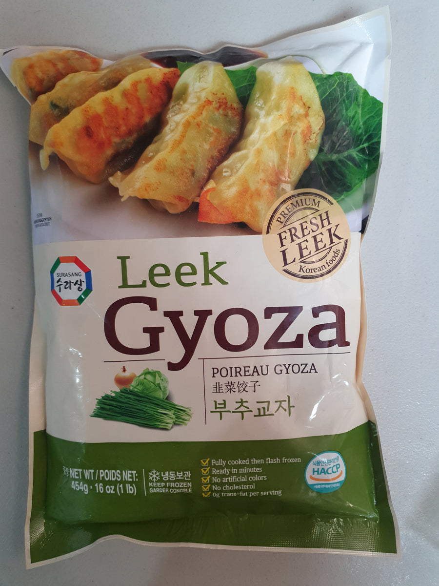Surasang - Leek Gyoza 454g – Fresh Food Market - Rooty Hill