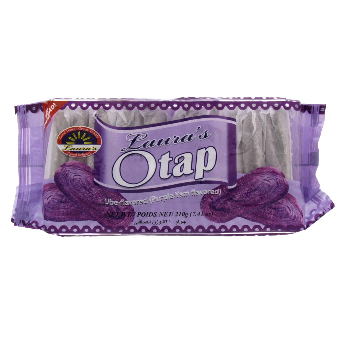 Laura's - Otap Ube Flavored Biscuits 210g - Purple Yam – Fresh Food ...