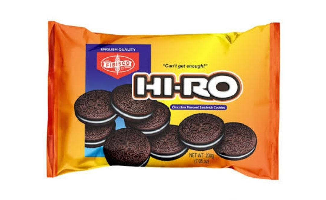 Fibisco Hi-Ro Chocolate Flavored Sandwich Cookies 10 x 33g – Fresh Food ...