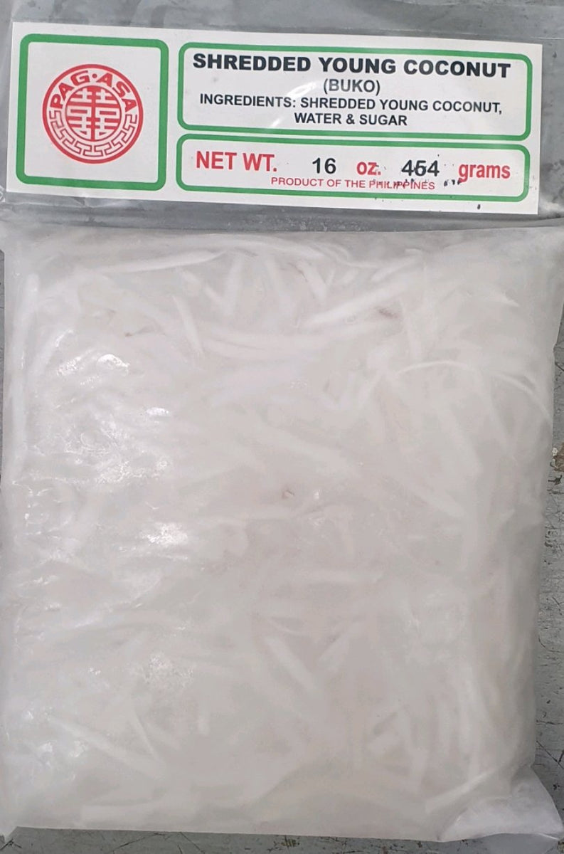 Pagasa - Shredded Young Coconut (Buko) 454g – Fresh Food Market - Rooty ...