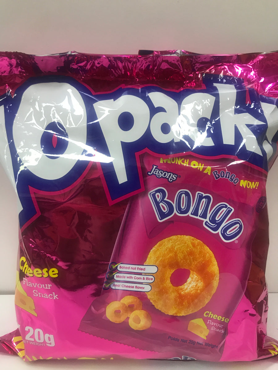 Jasons Bongo Cheese Flavour 10 x 20g – Fresh Food Market - Rooty Hill