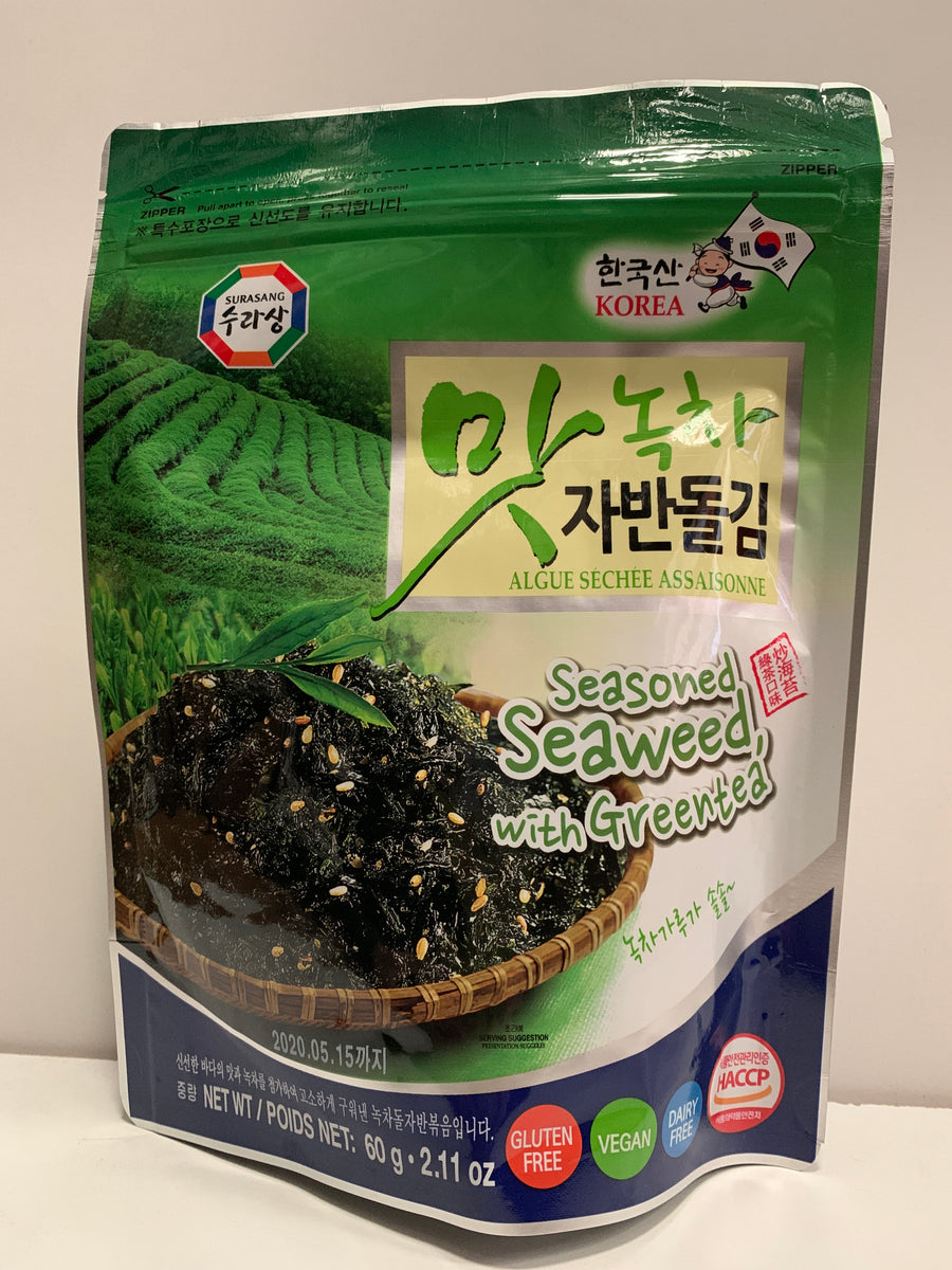 Surasang Seasoned SeaweedG/Tea 60g – Fresh Food Market - Rooty Hill