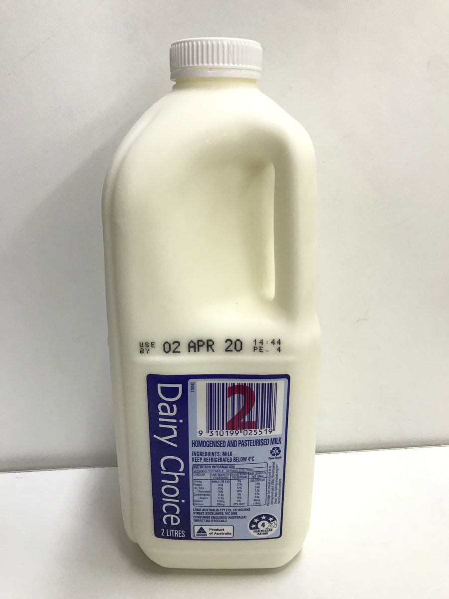 Milk Whole 2 Litres - Dairy Choice – Fresh Food Market - Rooty Hill