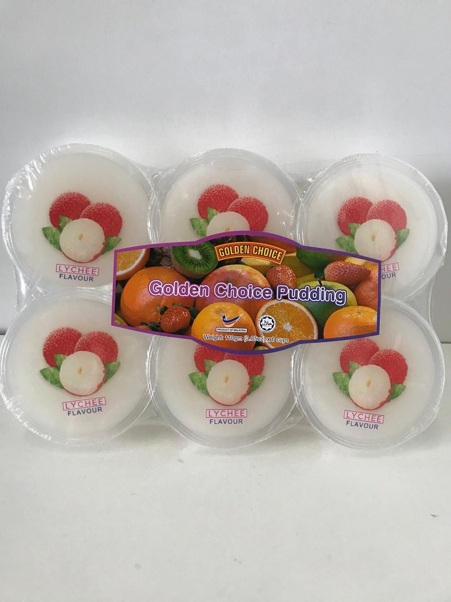 GC Lychee Pudding 6x110g - Golden Choice – Fresh Food Market - Rooty Hill