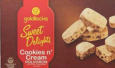 Goldilocks - Sweet Delights Polvoron Cookies & Cream 300g – Fresh Food ...